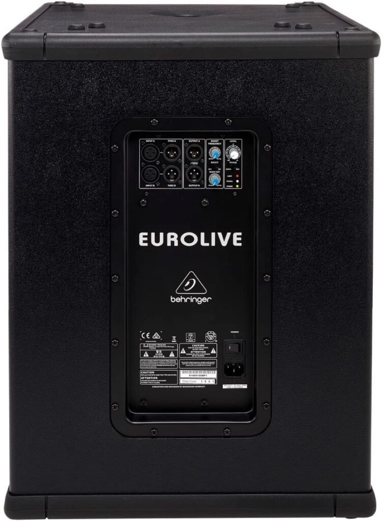 Subwoofer Activo 18″ Behringer 3000W Turbosound B1800xp - Music Solfeando